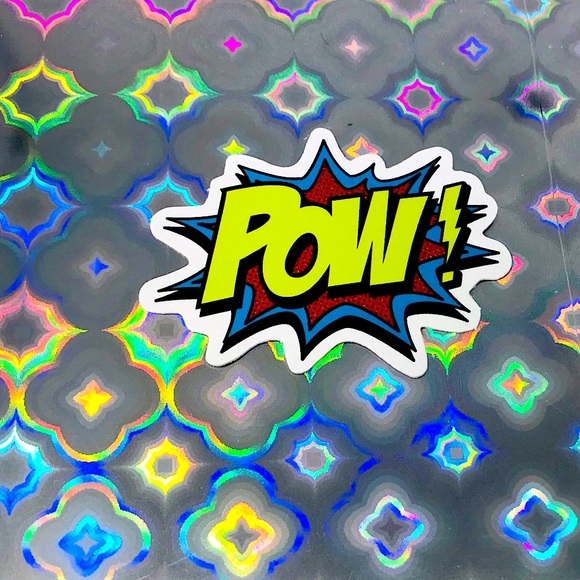 Wall Decor | Pow Action Bubble Comic Book Vibes Contrast Sticker | Poshmark